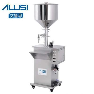 China Vertical Pneumatic Cream Filling Machine 30L Hopper 316L Stainless Steel 10-250ml Adjustable for sale