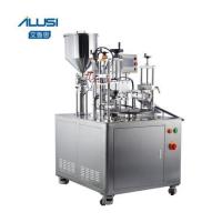 China Semi-Automatic Plastic Tube Ultrasonic Filling and Sealing Machine GMP Standard 10 Station for sale