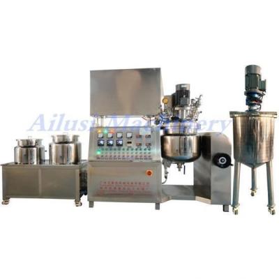 China SUS316 Cosmetic Cream Mixer Small Capacity Vacuum Toothpaste Emulsifying Mixer for sale