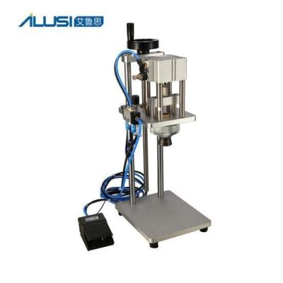 China Semi-Automatic Perfume Glass Bottle Capping Machine 13-22mm Diameter for sale