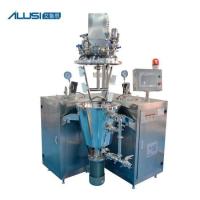 China Hydraulic Lifting Vacuum Homogenizing Emulsifier 50L 100L 200L for Mascara Cream Lotion for sale