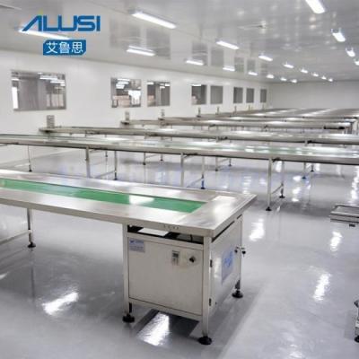 China Industrial Customized Stepless Speed Stainless Steel Transfer Conveyor Belt 6000mm for sale