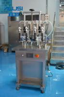 China 4 Nozzles Vacuum Liquid Alcohol Glass Bottle Perfume Vacuum Filling Machine for sale