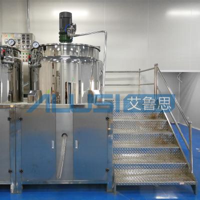 China Stainless Steel Mixing Tank Shampoo Lotion Liquid Detergent Making Machine for sale