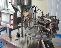 China Semi-Automatic Plastic Tube Ultrasonic Filling and Sealing Machine GMP Standard 10 Station for sale