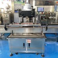 China Automatic Screw Capping Machine 1.2KW PLC Control for Hand Sanitizer Soap Bottles 2000-3500 BPH for sale