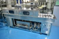 China Automatic Double Line Intermittent Bottle Washer 48 Heads 2000-3000 BPH for sale