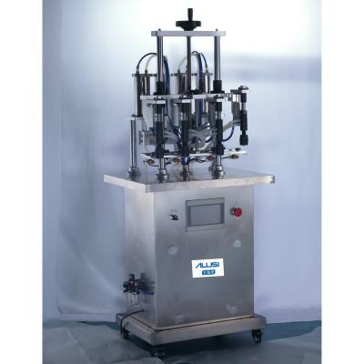 China 4 Nozzles Bottle Liquid Filling Machine SUS304 GMP Standard for sale