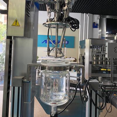 China Lab Vacuum Emulsifying Mixer 10L Cosmetic Emulsifier Homogenizer 300-11000rpm for sale