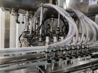 China Dishwashing Bottle Liquid Filling Machine With 2-12 Nozzles for sale