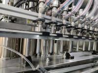 China Dishwashing Bottle Liquid Filling Machine With 2-12 Nozzles for sale