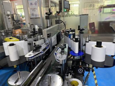 China Automatic Double Side Bottle Labeling Machine CE PLC Touch Screen 380V 3000W for sale