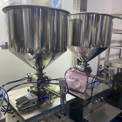 China Vertical Semi Automatic Paste Liquid Filling Machine 20-250ml Pneumatic Control for sale