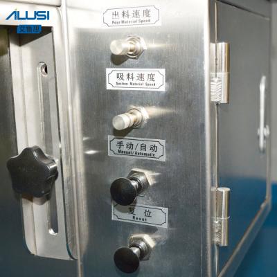 China Semi Automatic Vertical Paste Liquid Filling Machine 10-1000ml 30L Hopper Stainless Steel for sale