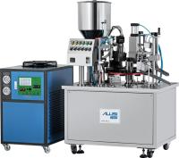 China Ultrasonic Soft Plastic Tube Filling and Sealing Machine 10 Station 316 Stainless Steel for sale