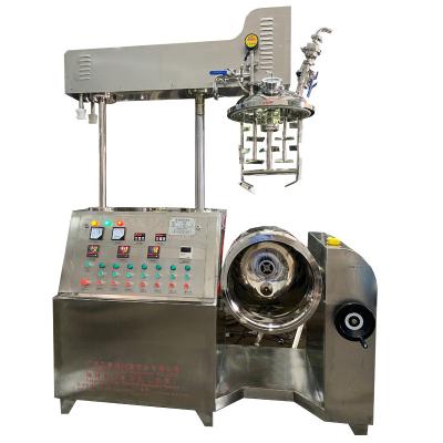 China 20L Vacuum Emulsifier Mixer Body Cream Mixer Machine vacuum homogenizer emulsifier for sale