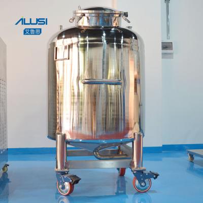China 200L 316 Stainless Steel Storage Tank for Cosmetics Cream Lotion Shampoo for sale