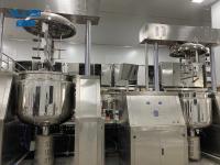 China vacuum emulsifier body lotion emulsifying high viscosity cream mixer making machine for sale