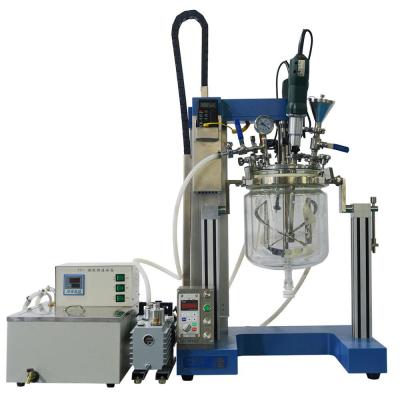 China 2L 5L Lab Homogenizer Vacuum Lotion Mixer Machine 300-11000rpm 400W Cosmetics Cream Making for sale
