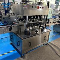China Automatic Jar Bottle Capping Machine 220V 50HZ Four Sealing Wheels PLC Control 2000-3500 BPH for sale