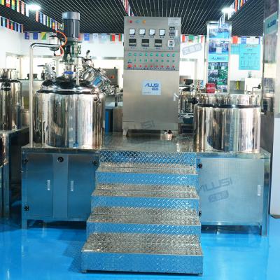China Fixed Vacuum Emulsifier Mixer 50L-5000L SUS316L stainless steel for sale