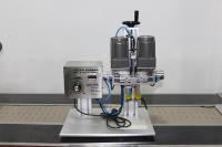 China Semi-Automatic Screw Capping Machine 220V 50Hz for Plastic Lids Jars Bottles 80W for sale