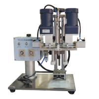 China Semi-Automatic Screw Capping Machine 220V 50Hz for Plastic Lids Jars Bottles 80W for sale