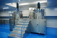China 1000L Stainless Steel Homogenizer Emulsifier Mixer for Hand Sanitizer Gel Soap Production for sale