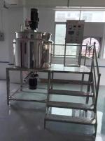 China 1000L Rotor Stator Liquid Soap Homogenizer Mixer Machine with Electricity Heating for sale
