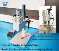 China Semi Automatic Vial Crimper Crimping Machine for Ampoule Bottle 20-50pcs/min for sale