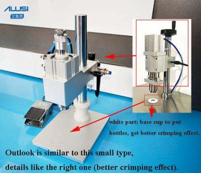China SUS304 Bottle Capping Machine 20mm 22mm Vial Crimping Machine 220V 50W for sale