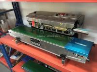 China Pouch Film Sealer Automatic Aluminum Foil Heat Continuous Band Sealing Machine for sale