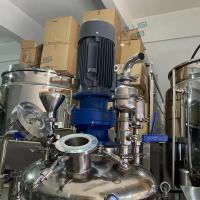 China 0-65rpm Defoaming Vacuum Emulsifier Mixer With High Speed Disperser for sale