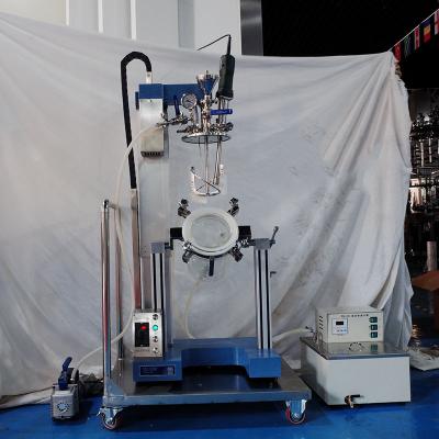 China 2 Liter Vacuum Emulsifying Mixer Homogenizer 300-11000rpm Heating Lab Scale for sale