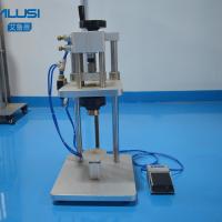 China Semi Automatic 15mm Perfume Bottle Crimper With Pedal Fully Pneumatic Drive for sale