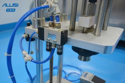 China Semi Automatic Tabletop Vial Crimping Machine 16-22mm Seal Diameter 220V 50Hz for sale