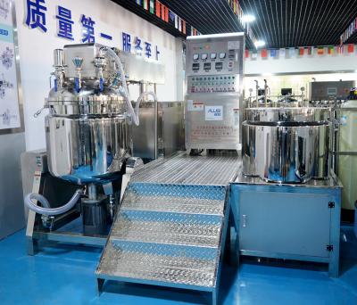 China Skin Whitening Cream Vacuum Emulsifying Mixer Machine 50L-3000L for sale