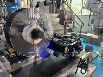 China Semi-Auto Round Bottle Labeling Machine 100W 1200-2400 Bottles per Hour for sale