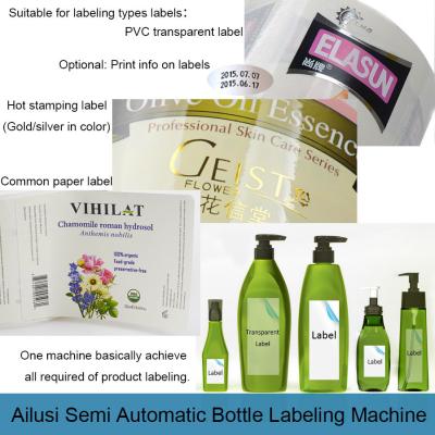 China 50 Times/Minute Bottle Filling And Labeling Machine SGS Certificate for sale