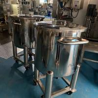 China SUS304 Movable Hinged Lid Storage Tank 100-20000L Stainless Steel Open Lid Water Tank for sale