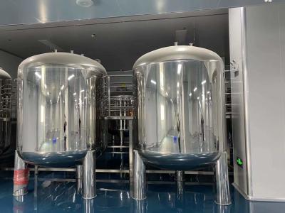 China Stainless Steel 316L 5000L Water Storage Tank Pure Water Treatment Plant Sanitary Tank for sale