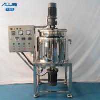 China Industrial Chemical Liquid Homogenizer Emulsifier Mixer 1000L Heated Reactor Tank Agitator Blender for sale
