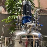 China 50L Cosmetic Vacuum Emulsifier Mixer Cream Lotion Making Homogenizer Equipment 3600rpm for sale
