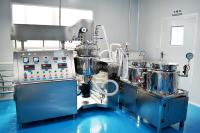 China CE certification Skin whitening face cream making machine Cosmetics mixing homogenizer machine for sale