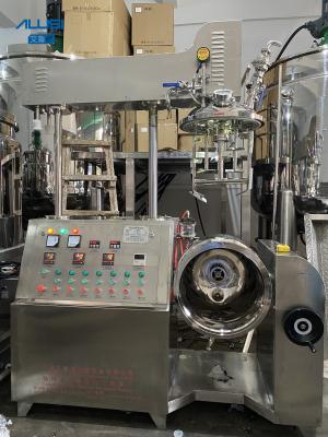 China 50L Cosmetic Cream Mixer Homogenizer Machine Facial Cream Making Emulsifying Mixing Tank 1.5kW Agitator for sale