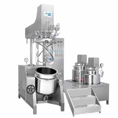China Stainless Steel Vacuum Emulsifier Mixer 50L to 3000L Double Jacket Electric Heating Homogenizer for sale