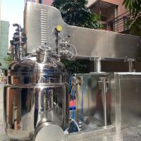 China 200L Vacuum Ointment Homogenizing Emulsifying Machine 5.5kW 3600rpm GMP Stainless Steel for sale