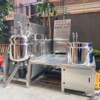 China 200L Vacuum Ointment Homogenizing Emulsifying Machine 5.5kW 3600rpm GMP Stainless Steel for sale
