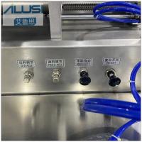 China Horizontal Semi Auto Pneumatic Liquid Filling Machine 500ml 2 Nozzles 316L Stainless Steel for sale