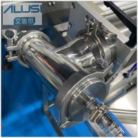 China Horizontal Semi Auto Pneumatic Liquid Filling Machine 500ml 2 Nozzles 316L Stainless Steel for sale